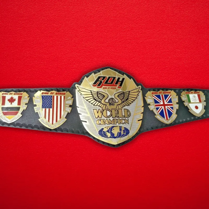New Ring Of Honor Wrestling Championship Belt - WWF Championship Belts