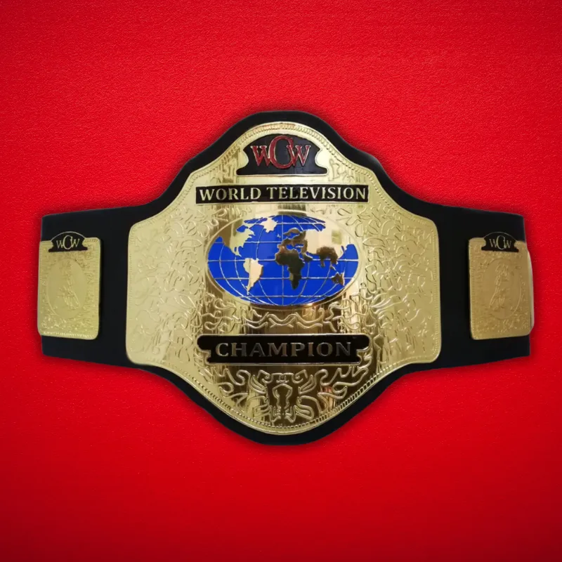 WCW World Television Championship Title Belt - WWF Championship Belts