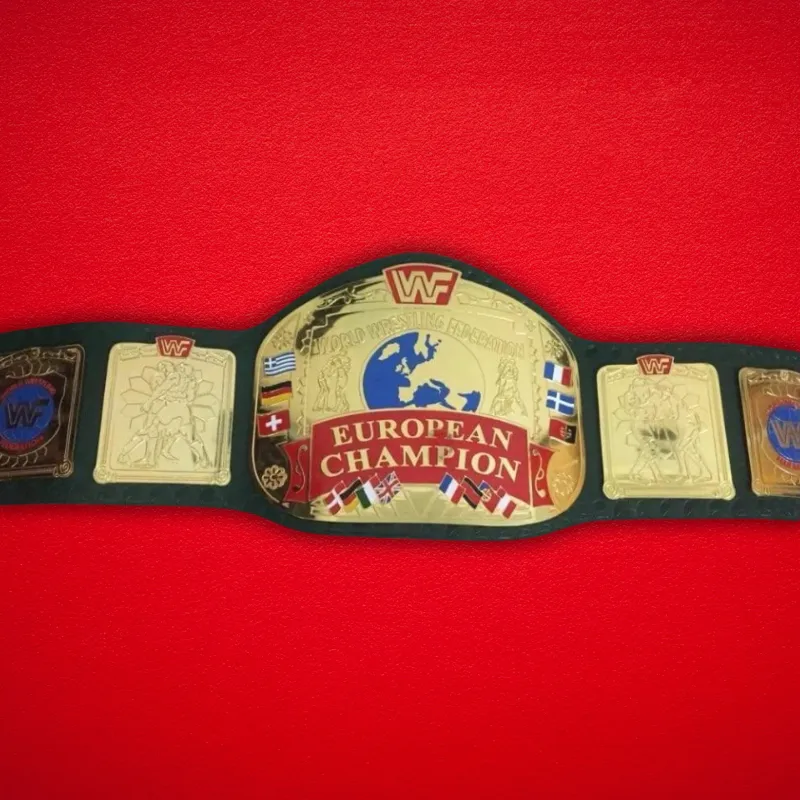 WWF European Championship Wrestling belt - WWF Championship Belts